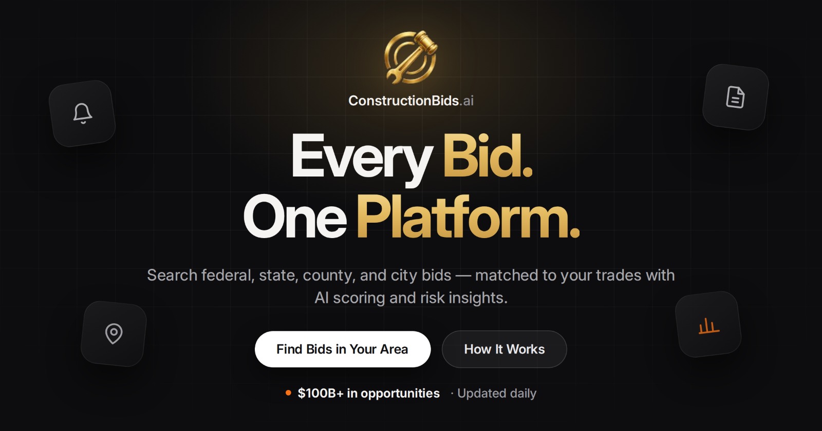 AI Construction Bidding Software for Public Bids | ConstructionBids.ai